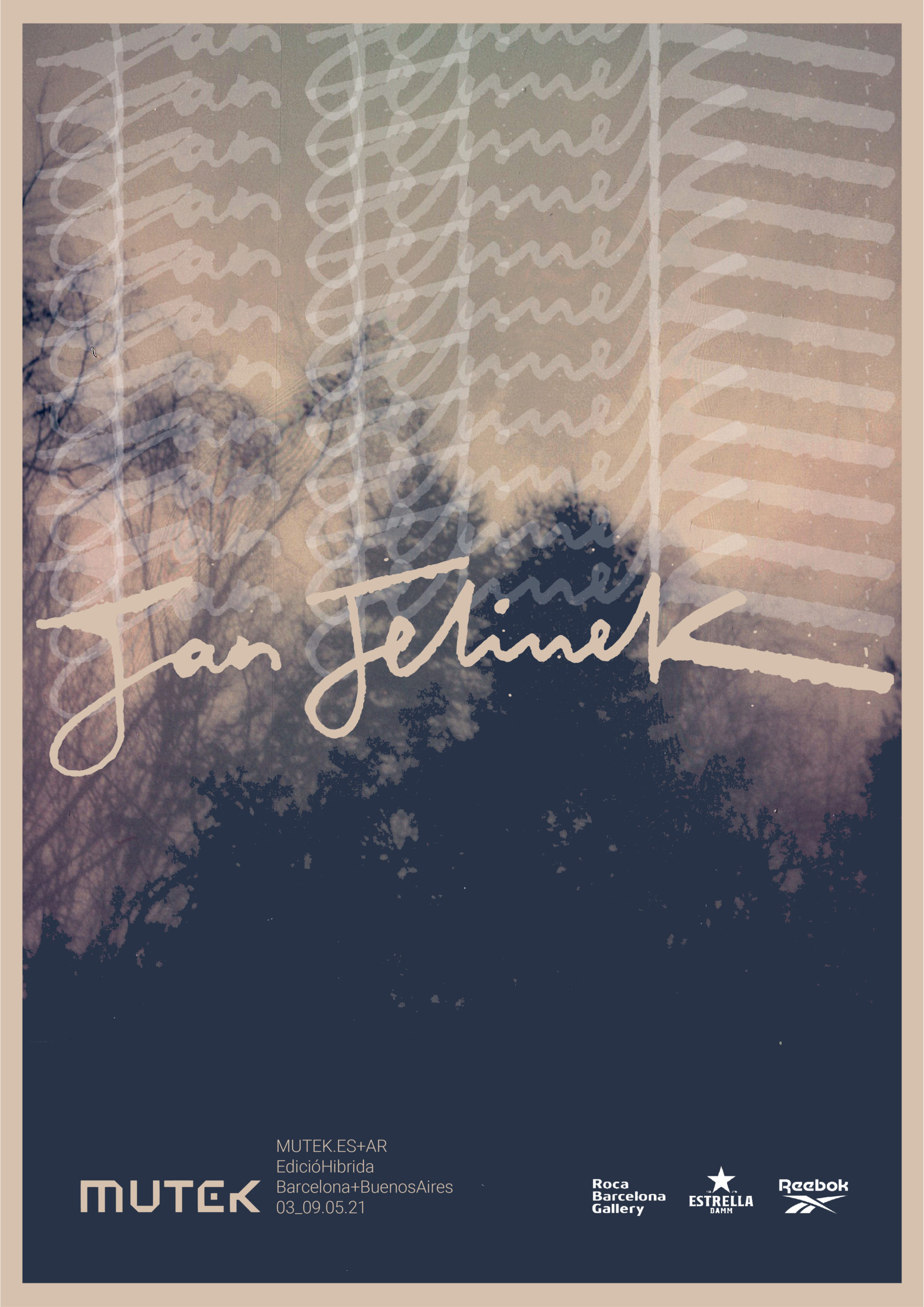 Póster: Jan Jelinek - Dani Agostini Lettering